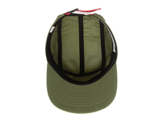 100% Nylon Adjustable Flat Brim 5-Panel Unstructured Camp Hat - Buy 5 ...