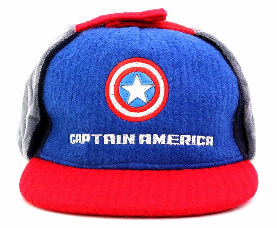 Children Fashion Winter Multi Earflaps Wool Embroidered Snapback Kid ...